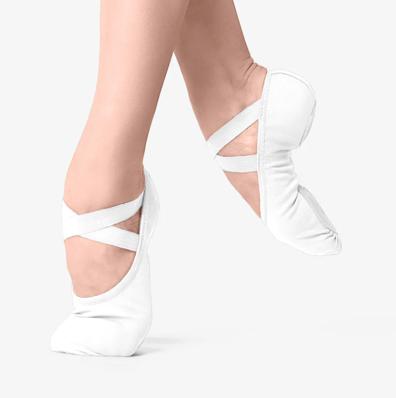 So Danca SD16 "Bliss" White Canvas Ballet Slipper | On Pointe Dancewear ...